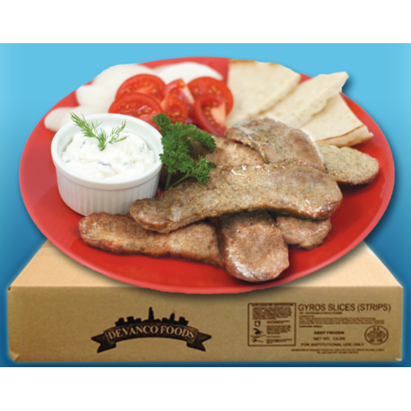 Frozen Devanco - Beef Gyro Strips - 1.25 oz, 10 lbs Delivery or Pickup ...
