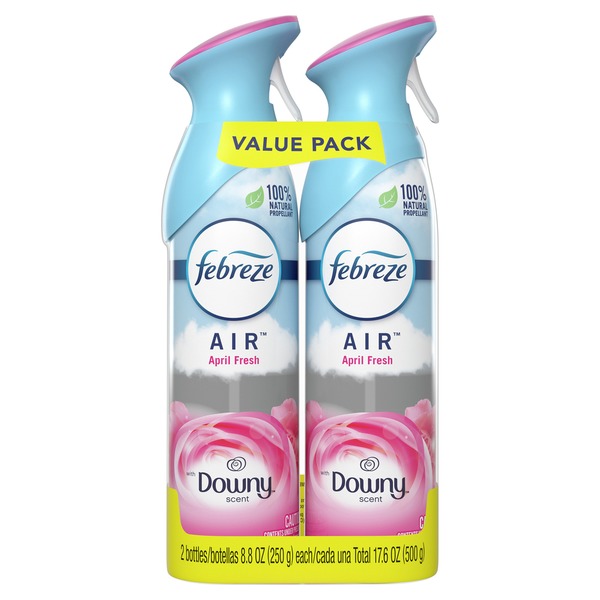 Febreze Odor-Eliminating Freshener, With Downy Scent, April Fresh Same ...