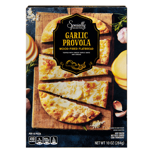 Specially Selected Wood Fired Garlic Provola Flatbread