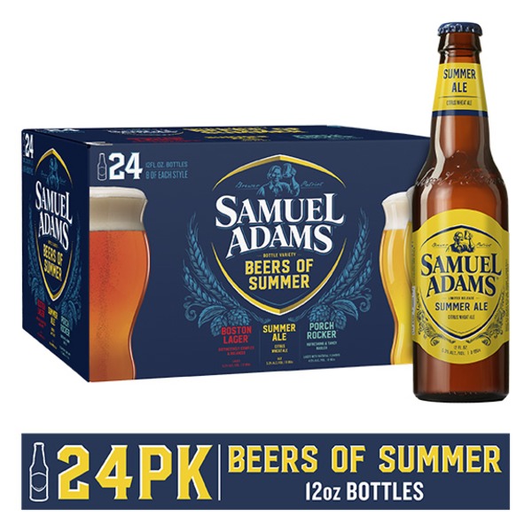 Samuel Adams Summer Styles Seasonal Variety Pack Beer (12 fl oz) - Instacart