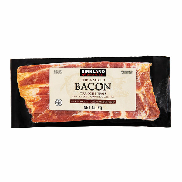 Kirkland Signature Thick Sliced Bacon, 2 x 1.5 lb Same-Day Delivery ...