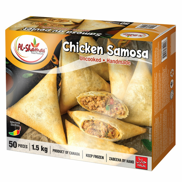 Al-Shamas Uncooked Handmade Chicken Samosa Same-Day Delivery | Costco
