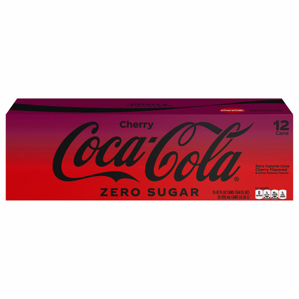 Wegmans Coca Cola Zero Sugar Cherry Diet Soda Soft Drink Same-Day ...