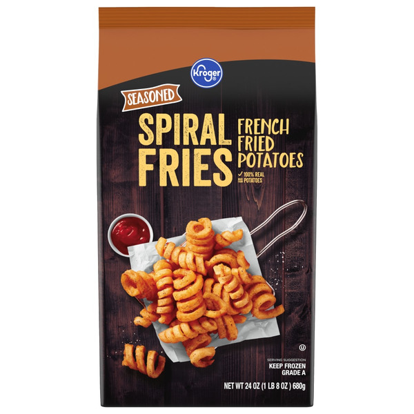 Kroger Kroger Seasoned Spiral Fries French Fried Potatoes Same-Day ...