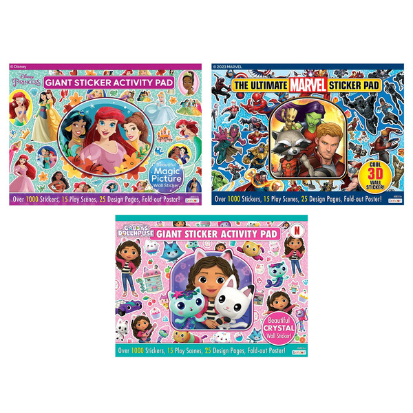 Costco Disney Princess Giant Sticker Activity Pad With Interactive ...