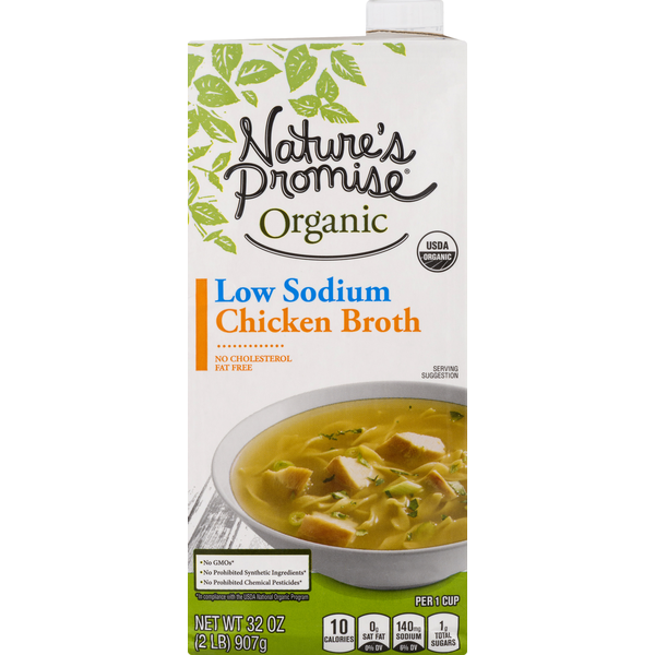 Food Lion Nature's Promise Organic Chicken Broth Low Sodium Same-Day ...