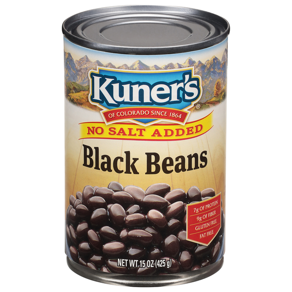 Kuner's Black Beans, No Salt Added Same-Day Delivery or Pickup ...