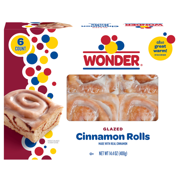 ShopRite Wonder Bread Cinnamon Rolls, Glazed Same-Day Delivery or ...
