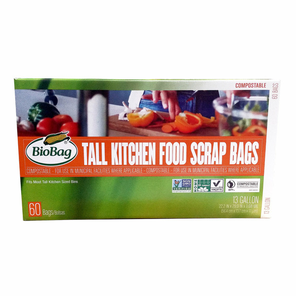 Compostable 13 gal Food Scrap Bags, 60 ct Same-Day Delivery | Costco