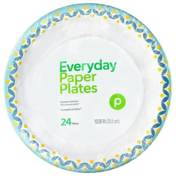 Publix Paper Plates, Decorated, 10 in Same-Day Delivery or Pickup | Publix
