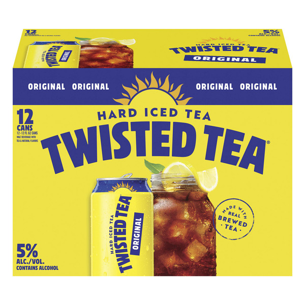Wegmans Twisted Tea Original, Hard Iced Tea (12 fl. oz. Can, 12pk ...