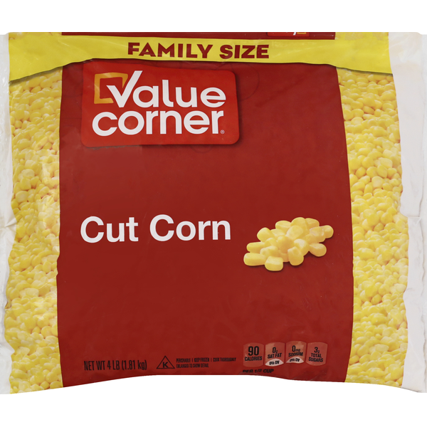 Value Corner Corn, Cut, Family Size (4 lb) - Instacart