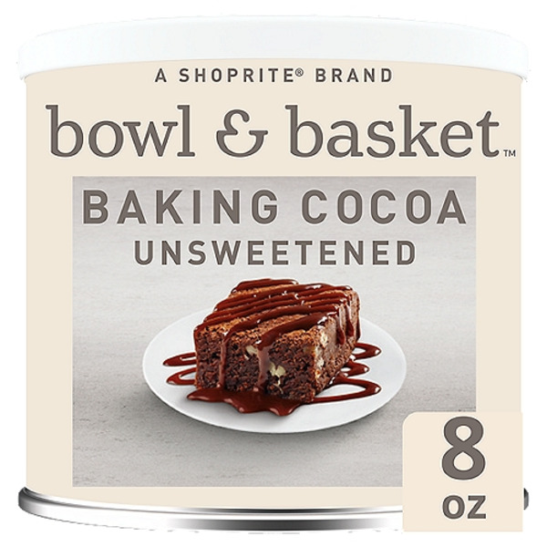 ShopRite Bowl & Basket Unsweetened Baking Cocoa Same-Day Delivery ...