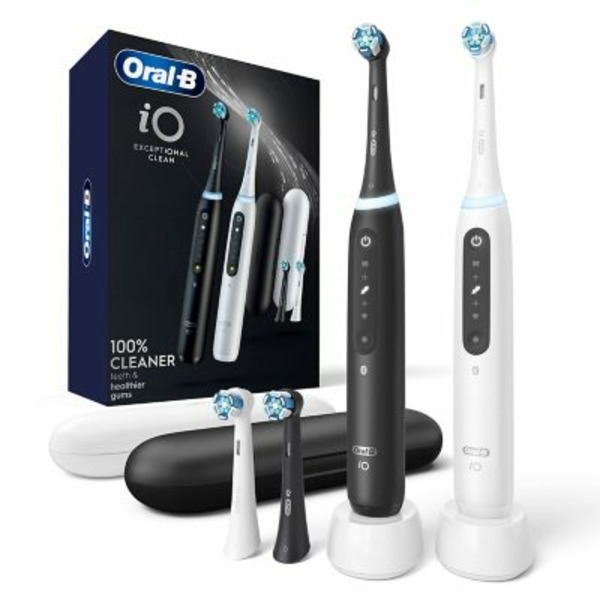 Oral-B iO ALL-IN-ONE CLEAN Electric Toothbrush (2) Same-Day Delivery ...