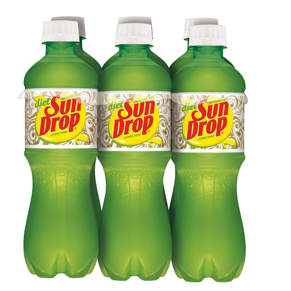 Caffeine Free Diet Sun Drop Citrus Soda (0.5 L) - Instacart