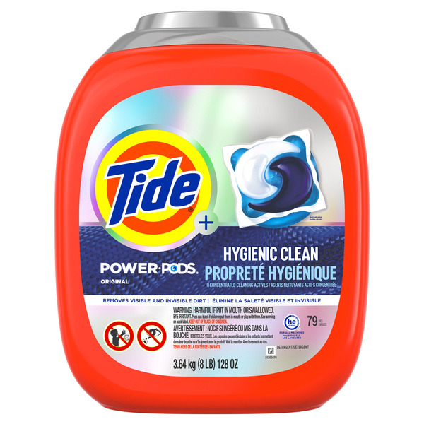 Tide Original Hygienic Clean Heavy Duty Power Pods Laundry Detergent ...