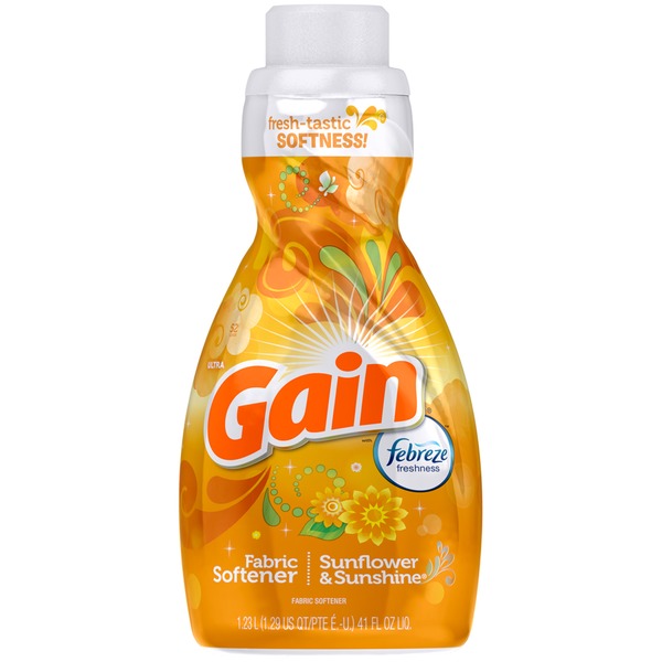 Gain With Febreze Gain Sunflower & Sunshine Liquid Fabric Enhancer 41 ...