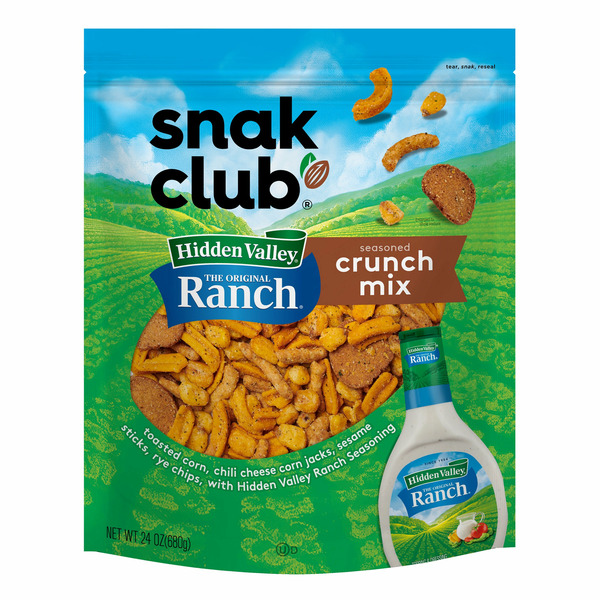 Snak Club Hidden Valley Ranch Seasoned Crunch Mix Same-Day Delivery ...