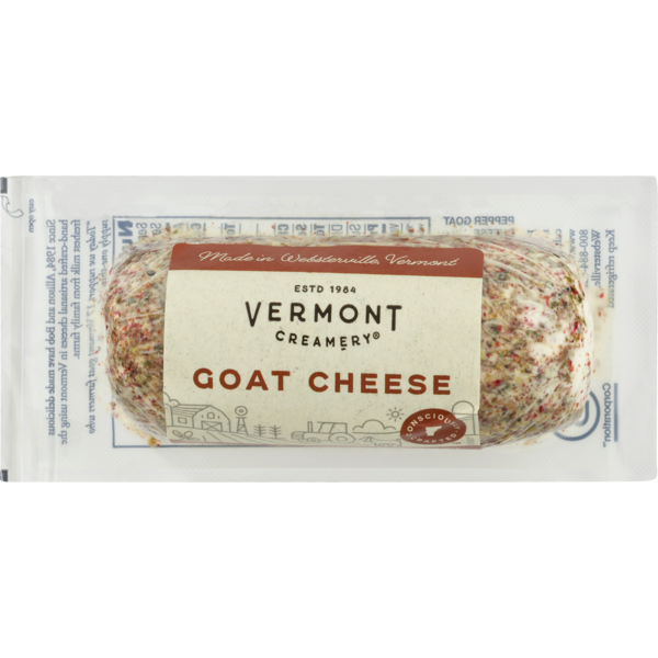Vermont Creamery Pepper Chèvre Goat Cheese (4 oz) - Instacart