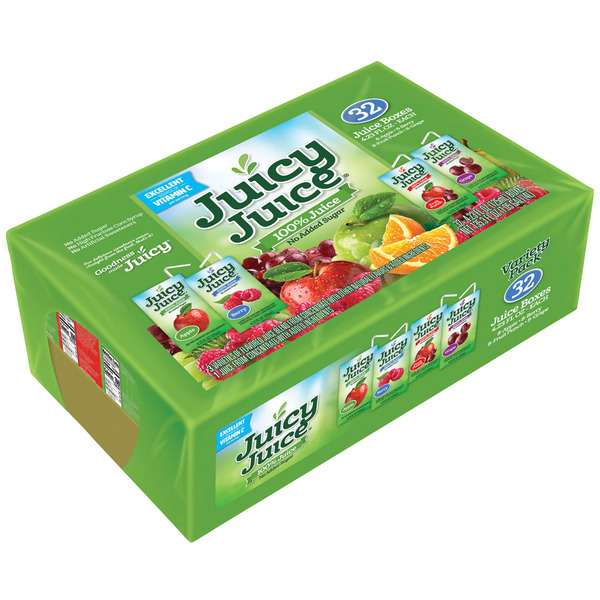 Wegmans Juicy Juice Assorted 100% Juice Variety Pack Same-Day Delivery ...