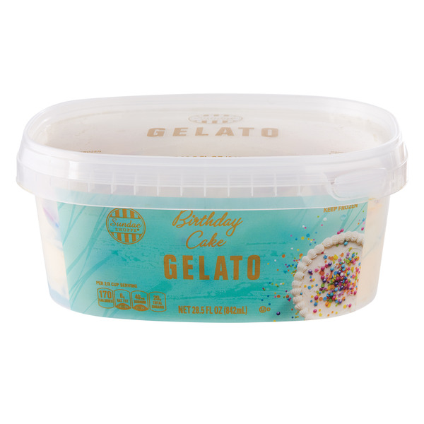 Sundae Shoppe Birthday Cake Gelato Same-Day Delivery or Pickup | ALDI
