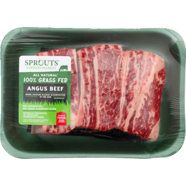 100% Angus Grass-Fed Beef Bone-In Short Ribs Same-Day Delivery or ...