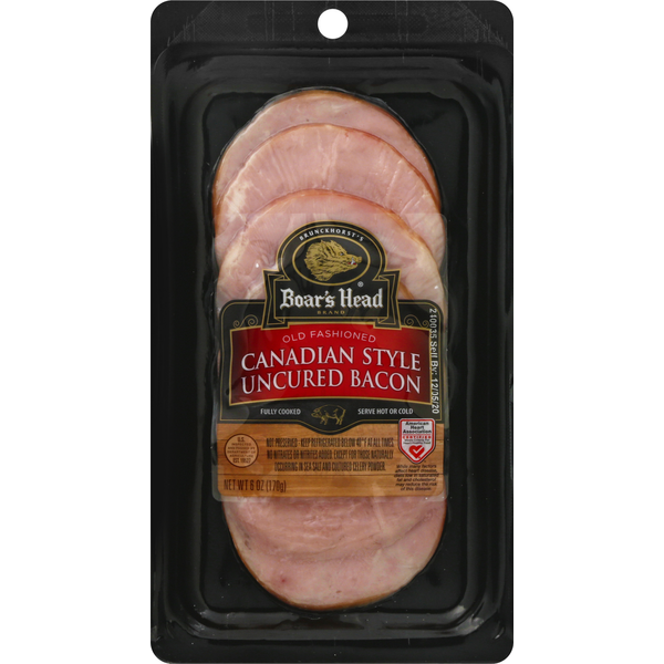 Publix Boar's Head Canadian Style Uncured Bacon Same-Day Delivery or ...