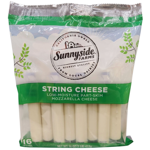 Sunnyside Farms Mozzarella String Cheese Same-Day Delivery or Pickup ...