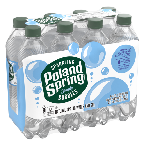Poland Spring No Flavor Sparkling Water (16.9 fl oz) - Instacart