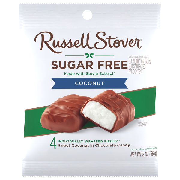 Food Lion Russell Stover Sugar Free Coconut in Chocolate Candy, 2 oz ...
