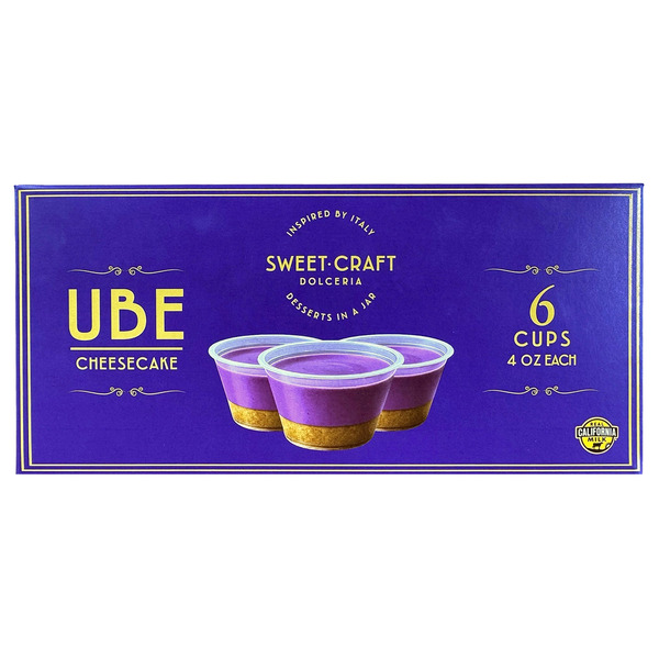 Sweet Craft Ube Cheesecake, 4 oz, 6-count Same-Day Delivery | Costco