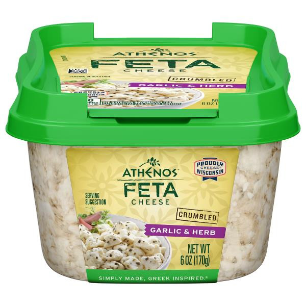 Publix Athenos Crumbled Feta with Garlic & Herb Cheese Same-Day ...