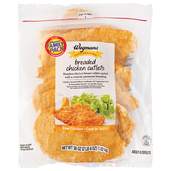 Wegmans Wegmans Breaded Chicken Cutlets Same-Day Delivery or Pickup ...