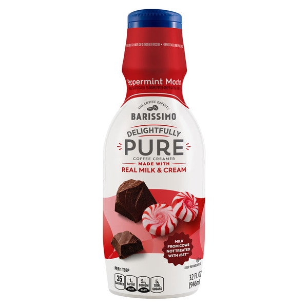 Barissimo Peppermint Mocha Delightfully Pure Coffee Creamer Same-Day ...