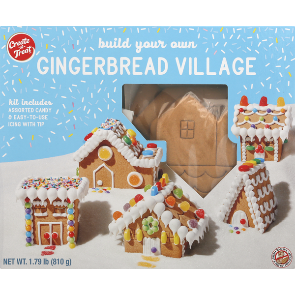 Create a Treat Mini Gingerbread Village Kit (1 each) - Instacart