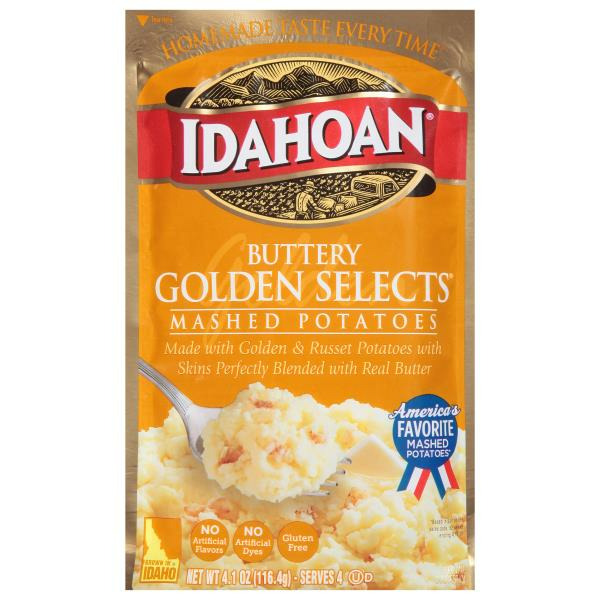 Idahoan Mashed Potatoes, Buttery Yukon Gold Flavored Same-Day Delivery ...