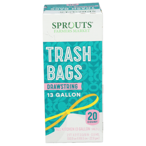 Sprouts Bags-Tall Kitchen-Drawstring-13 Ga Same-Day Delivery or Pickup ...