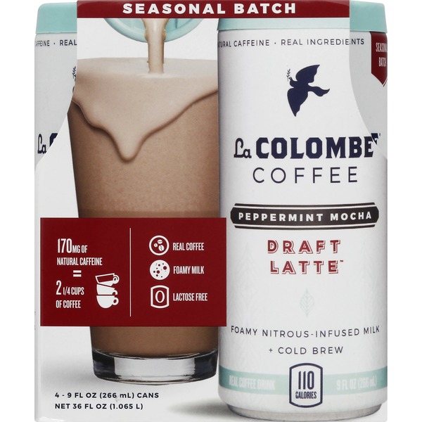 La Colombe Coffee Drink, Real, Peppermint Mocha, Seasonal Batch (4 each ...