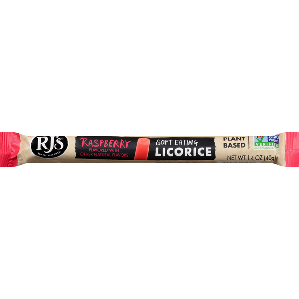 RJs Licorice, Soft Eating, Raspberry (1.4 oz) - Instacart