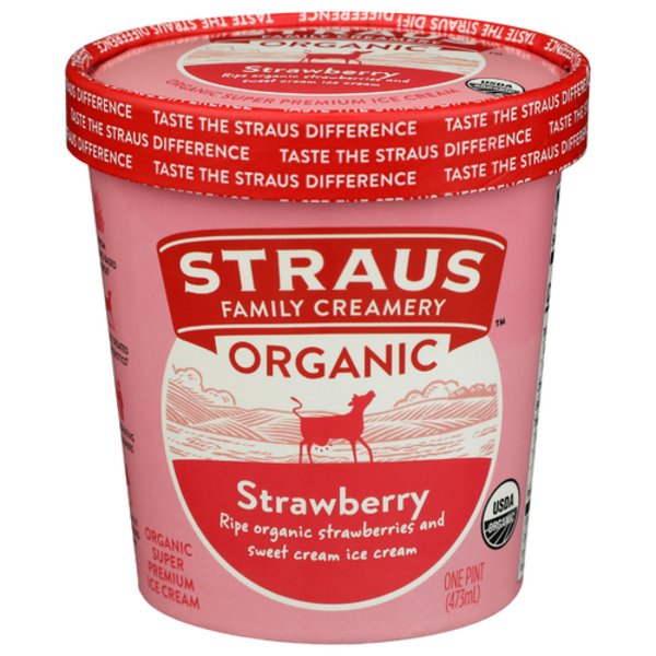 Straus Family Creamery Organic Strawberry Same-Day Delivery or Pickup ...