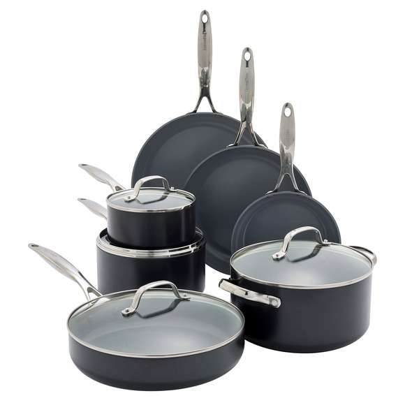 Costco GreenPan Valencia Pro Ceramic Nonstick Cookware Set Same-Day ...