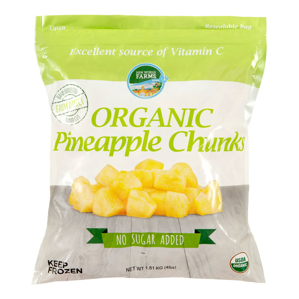 Costco New World Farms Organic Pineapple Chunks Same-Day Delivery or ...