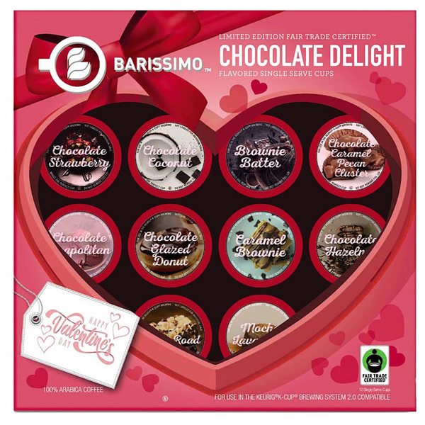Barissimo Coffees of Valentines Chocolate Delight Flavored Single Serve ...