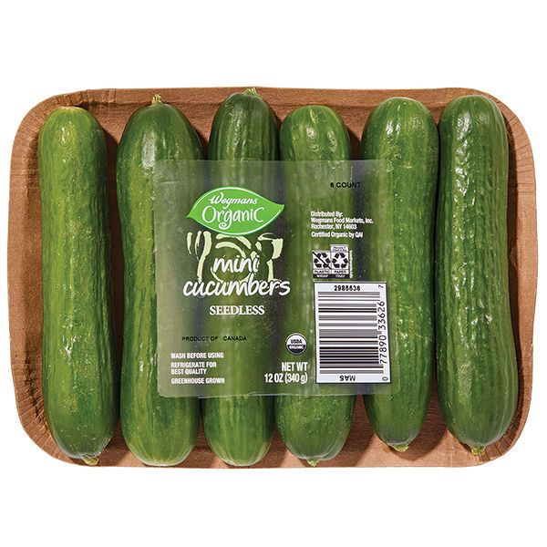 Wegmans Organic Mini Seedless Cucumbers Same-Day Delivery or Pickup ...