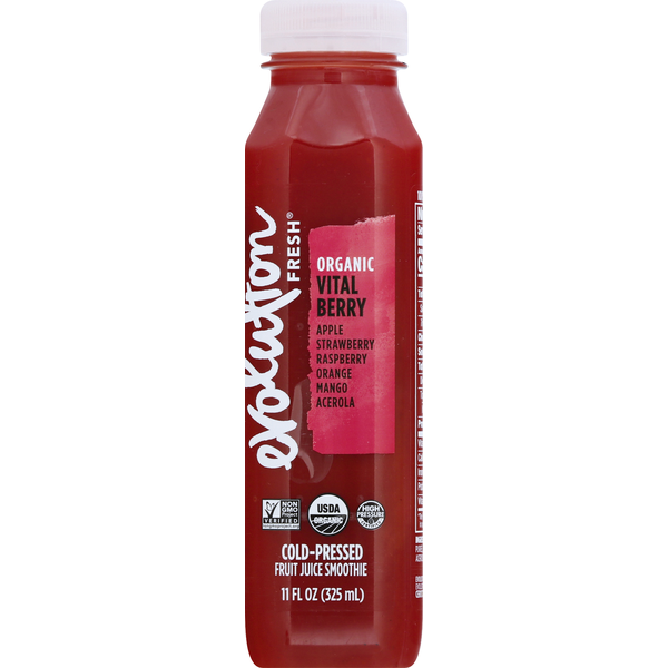 Evolution Fresh Organic Vital Berry Cold-Pressed Fruit Juice Smoothie ...