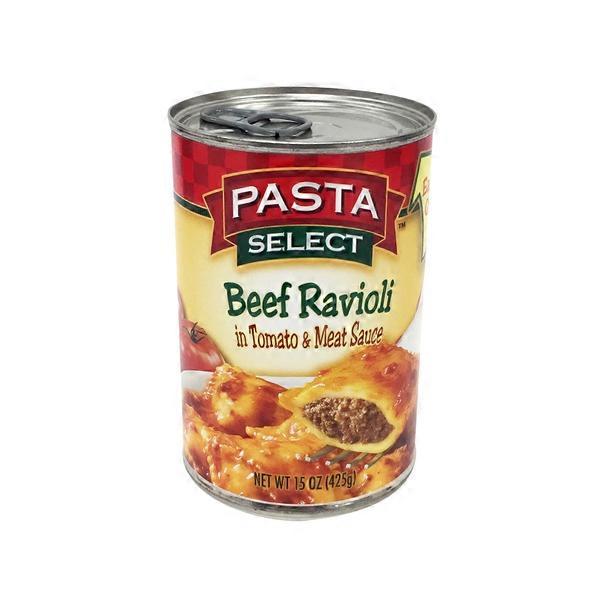 Pasta Select Beef Ravioli In Tomato & Meat Sauce (15 oz) - Instacart