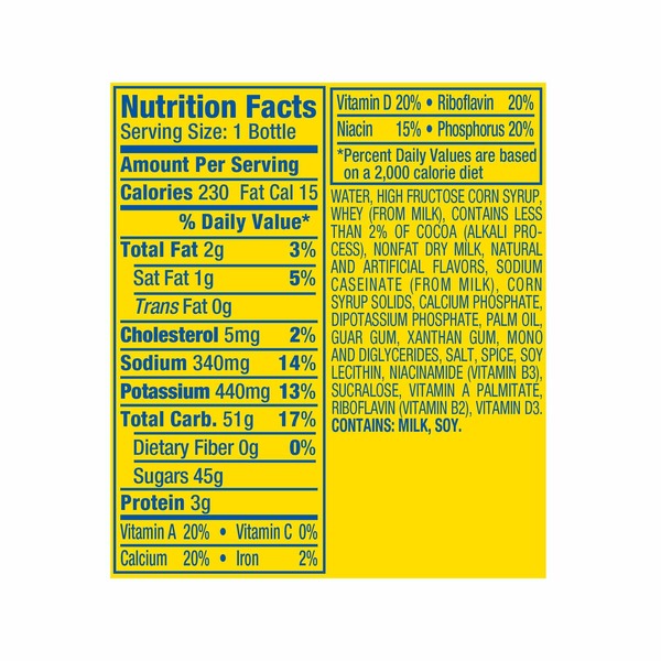 Yoohoo Nutrition Facts | Besto Blog