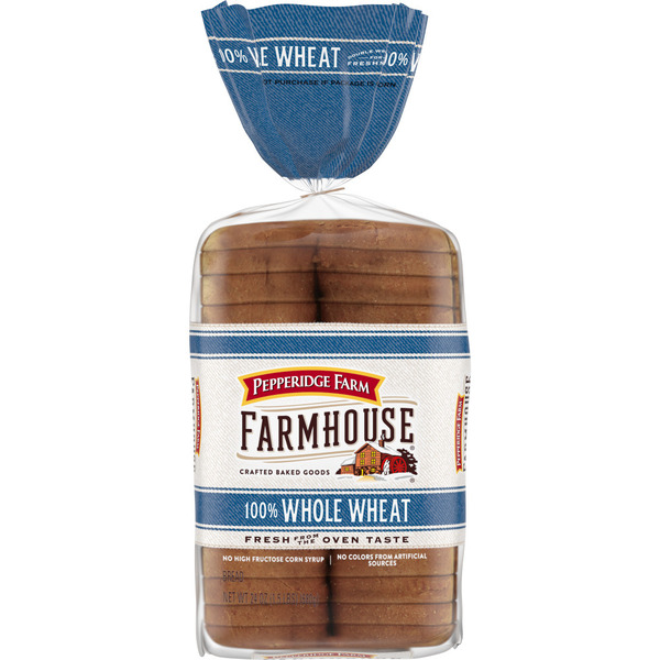 Pepperidge Farm Farmhouse 100% Whole Wheat Bread Same-Day Delivery or ...