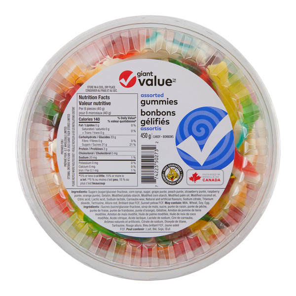 Giant Tiger Giant Value Assorted Original Gummies Same-Day Delivery ...