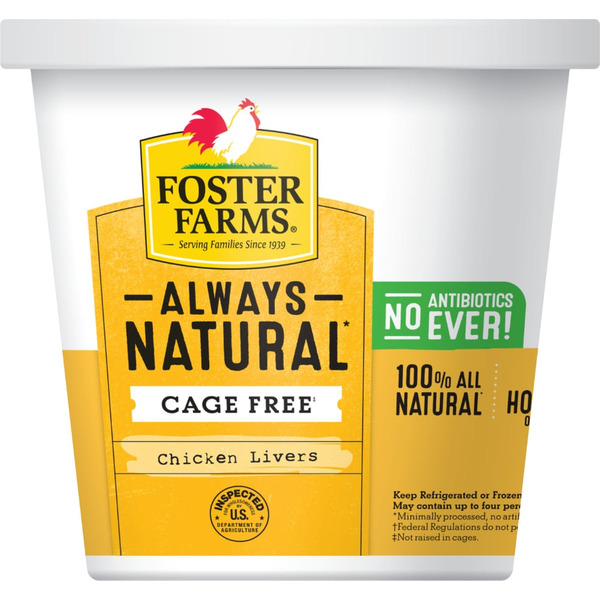 Fred Meyer Foster Farms Fresh & Natural Chicken Livers Same-Day ...